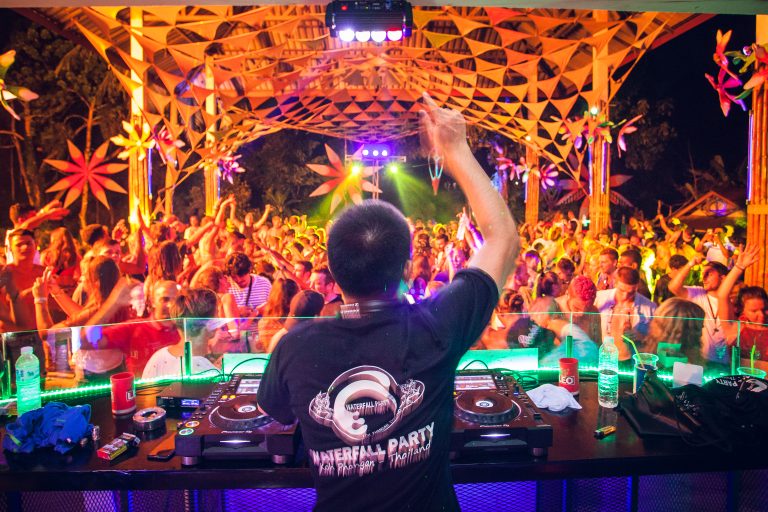 Waterfall Party, Koh Phangan Thailand