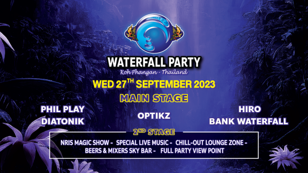 Waterfall Party, Koh Phangan Thailand