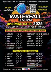 Waterfall Party, Koh Phangan Thailand