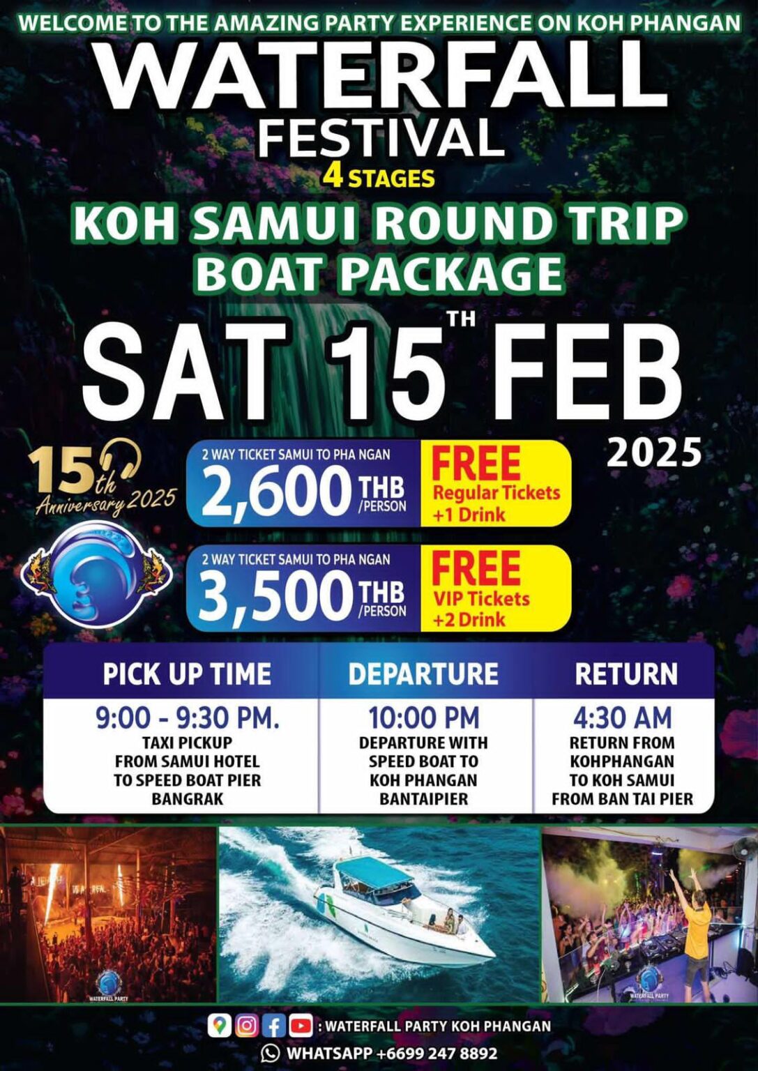 Waterfall Party, Koh Phangan Thailand